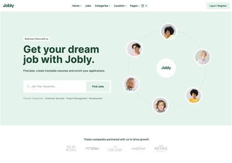 Jobly Job Webflow Template
