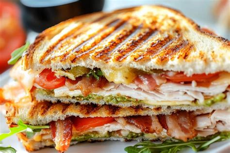 Turkey And Bacon Panini Insanely Good