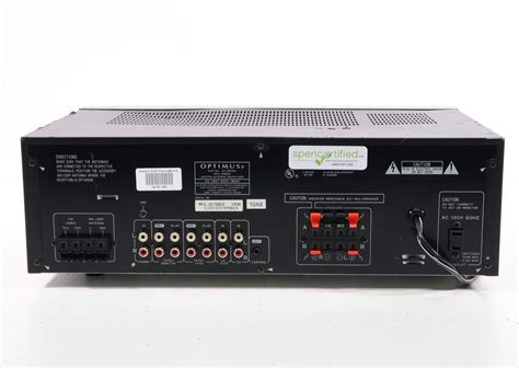 Optimus Sta 3500 Digital Synthesized Am Fm Stereo Receiver No Remote