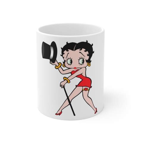 Taza Betty Boop Chica Sexy 90s Personaje Dibujos Animados Betty Boop