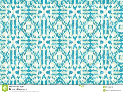 Seamless Ikat Pattern Abstract Background Stock Vector Illustration