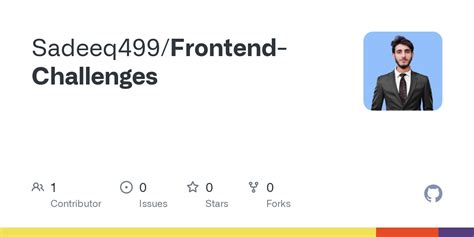 Github Sadeeq499frontend Challenges
