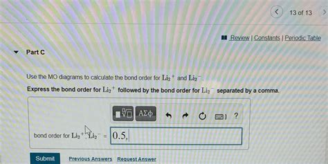 [solved] 13 of 13 review constants periodic table part c use the mo