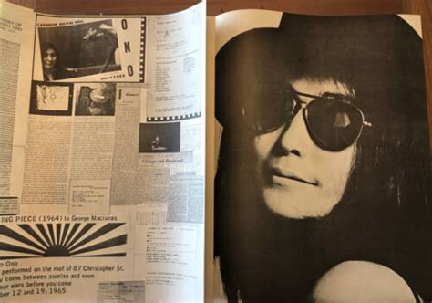 John Lennon Yoko Ono This Is Not Here Newspaper Poster Of Their 1971