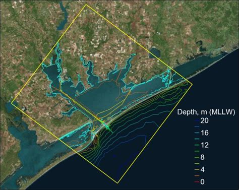 Cms Model Domain And Bathymetry Download Scientific Diagram