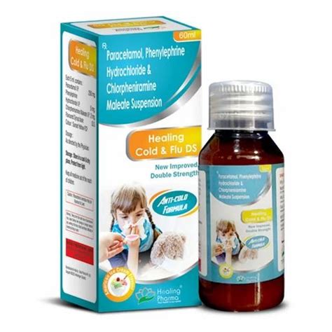 Healing Cold And Flu Ds Syrup For Dry Cough 60ml At ₹ 88bottle In