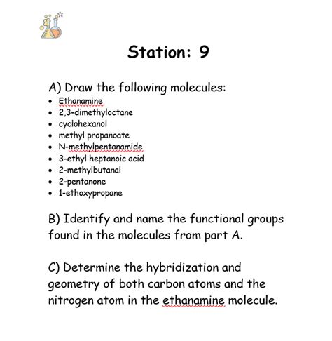 Solved Station A Which Molecule Below Has The Higher Chegg