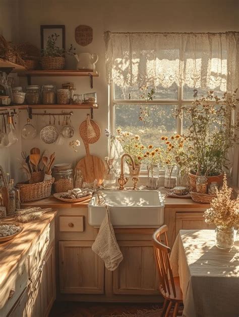 Cottagecore Kitchen Cottage Aesthetics Cute Cozy Houses Cute