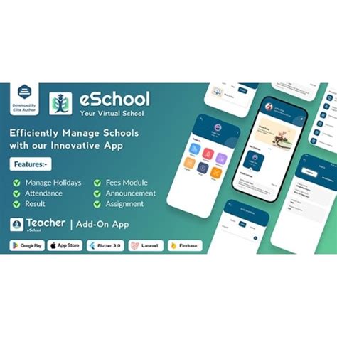 Eschool Virtual School Management System Flutter App With Laravel