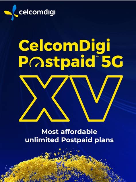 👍🏻 Unlimited Highspeed Data And Call Celcomdigi Postpaid 5g Xv 30xv And 50xv Celcom Digi 👍🏻