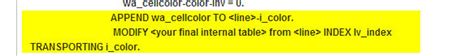 Solved Alv Cell Coloring Based On Condition From Field Sy Sap