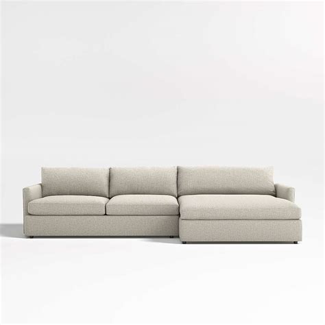 Deep Sectional Sofas And Couches Crate And Barrel Canada