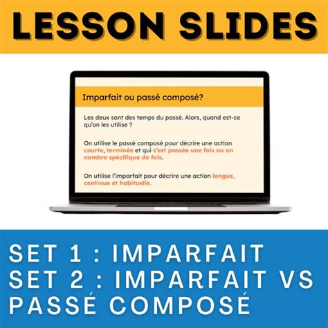 Imparfait Vs Passé Composé Bundle By Chez Madeleine Tpt