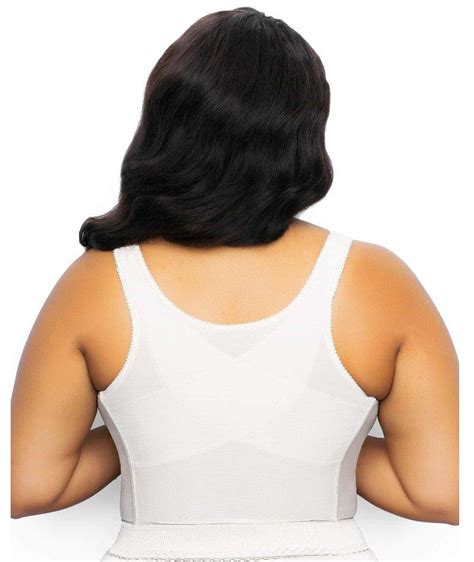 Exquisite Form Fully Front Close Wire Free Longline Posture With Lace