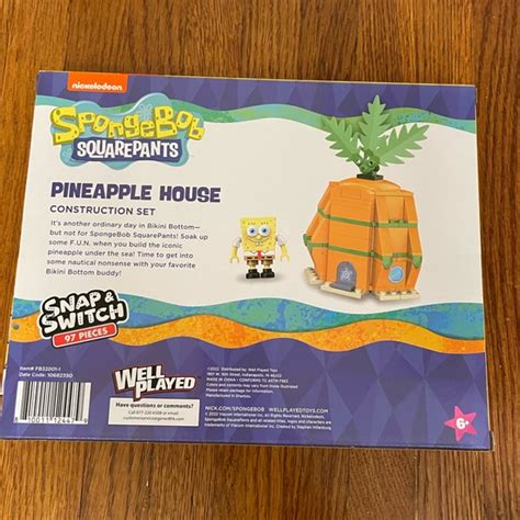 Games Spongebob Squarepants Pineapple House Snap Switch Construction