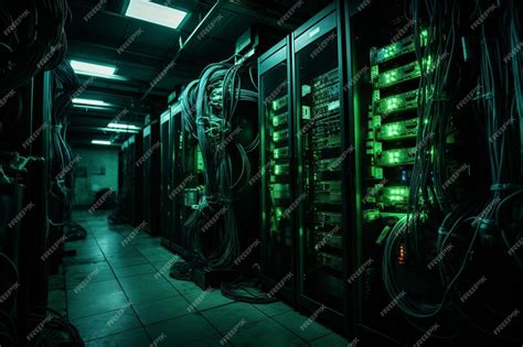 premium photo network nirvana discovering server room mysteries