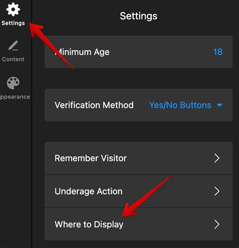 Selecting Website Pages For Displaying Your Age Verification Widget Elfsight Help Center