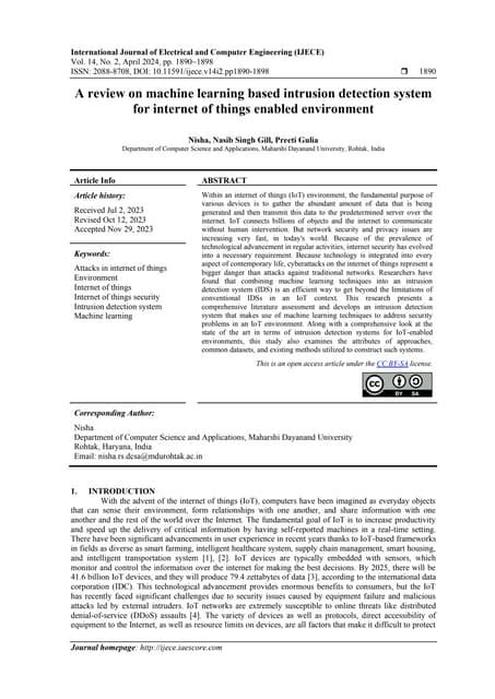 a review on machine learning based intrusion detection system for