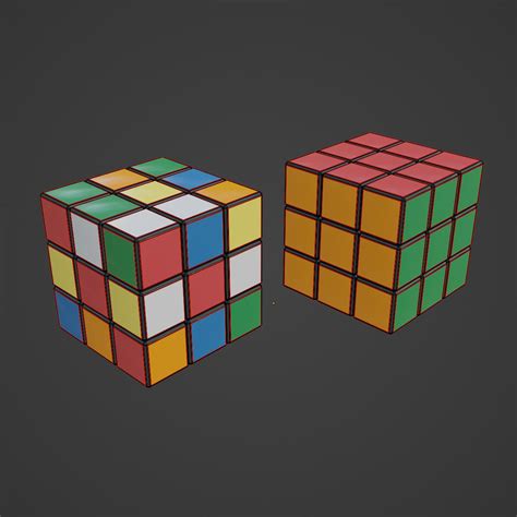 Rubiks Cube 3d Model By Sergey Anzurov