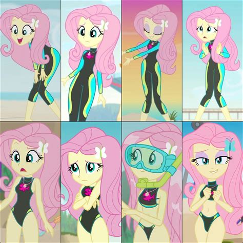 Fluttershy And Her Swimsuits By Frankcrazy16 On Deviantart