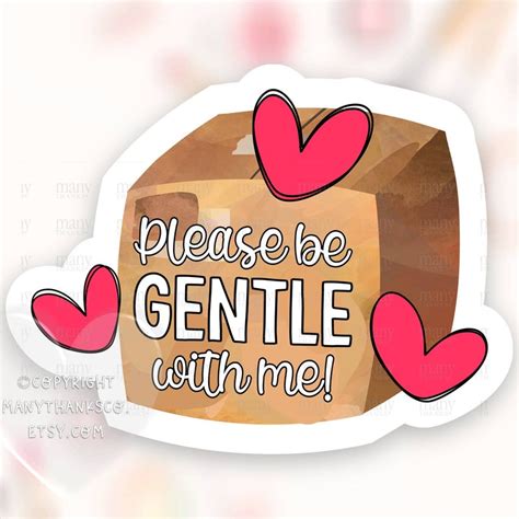 Buy Handle With Care Sticker Online In India Etsy India