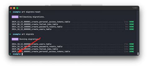 Missed Some Spaces In Some Artisan Commands With New Look · Issue
