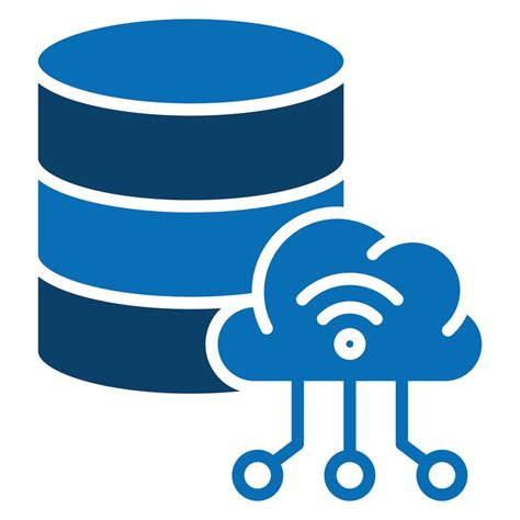 Iot Data Icon Line Vector Illustration 38493459 Vector Art At Vecteezy