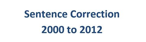 Sentence Correction 2000 To 2012 From Past Css Papers Njmh Gaming