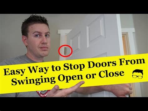 How To Adjust An Interior Door So It Stays Open