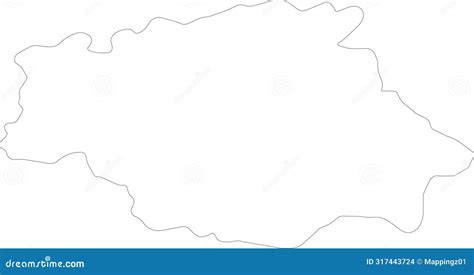 Gers France Outline Map Stock Illustration Illustration Of Sketch 317443724