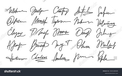 New Handwritten Signatures Signature Png