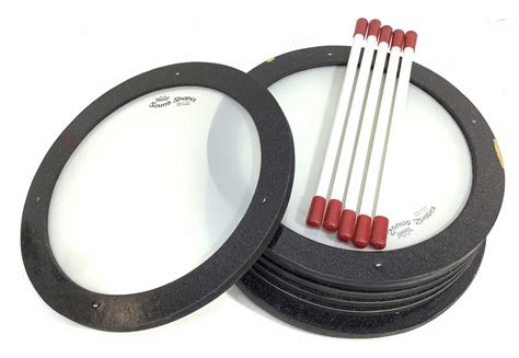 Lot 10 Remo Sound Shapes Drums With 5 Sticks