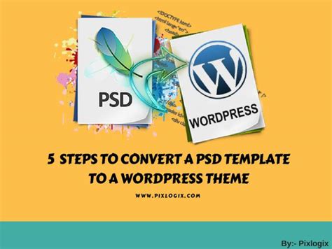 PPT How To Convert A PSD Template Into Wordpress Theme PowerPoint Presentation ID