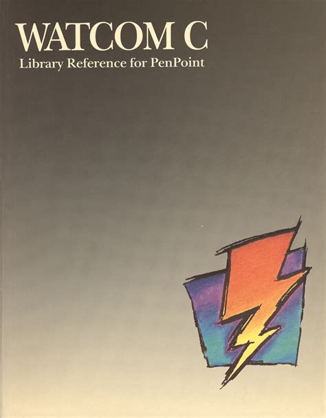 Watcom C Library Reference For Penpoint Pen Based Computing History Museum