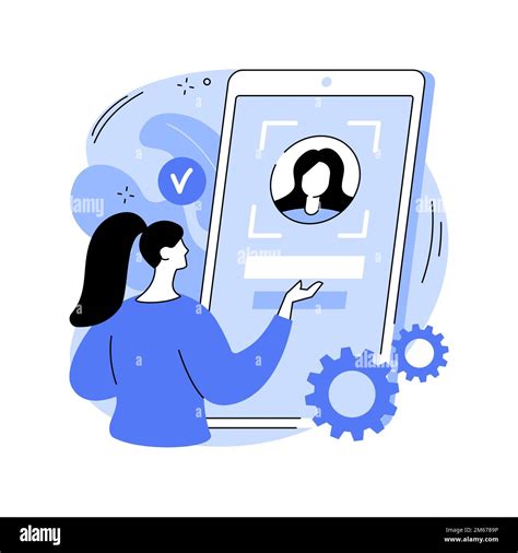 Verification Technologies Abstract Concept Vector Illustration