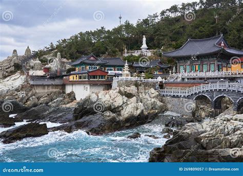 Haedong Yonggungsa Buddhist Temple In Gijang Gun Busan South Korea Editorial Photography