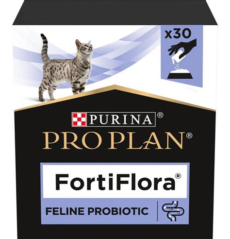Suplement Fortiflora wspierający florę jelitową kotów