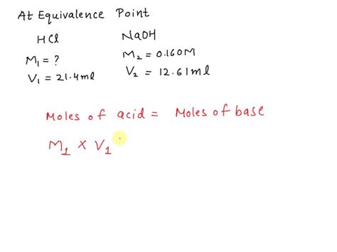 Solved The Titration Of 21 40 Ml Of Hcl Solution Of Unknown Concentration Requires 12 61 Ml Of