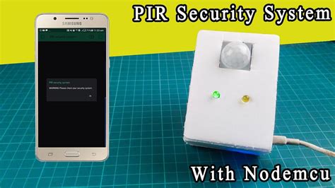 How To Make A Pir Security System With Esp Blynk Application With Pir Security System Artofit