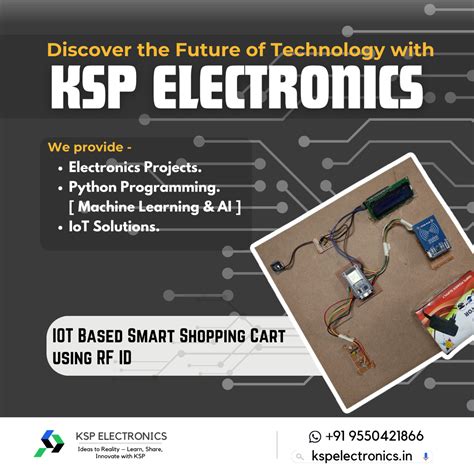 Iot Based Smart Shopping Cart Using Rfid Ksp Electronics