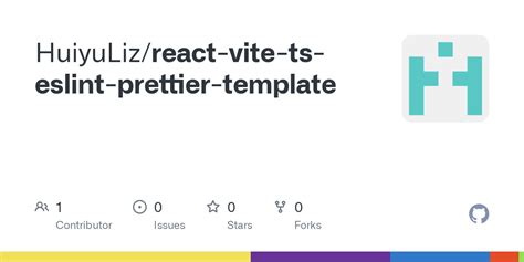 Github Huiyulizreact Vite Ts Eslint Prettier Template