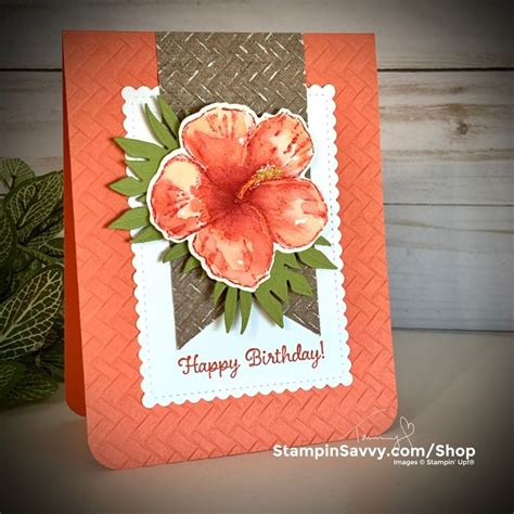 Handmade Tropical Card With A Simple Wow Artofit