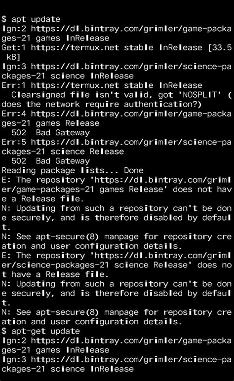 Init Error Issue Termux Termux App GitHub