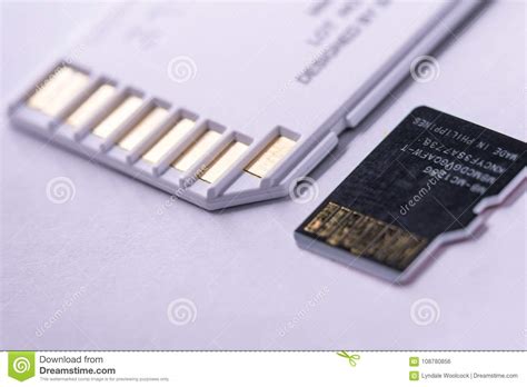 Sd Card And Micro Sd Card Beside Editorial Photo Image Of Contacts Computer