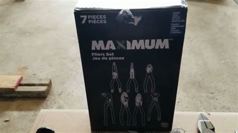 Maximum Professional Grade Pliers Set Soft Vinyl Grip Carbon Steel