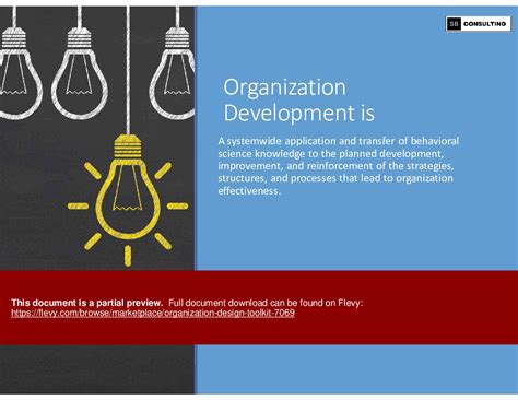 Organization Design Toolkit PPT Slide Deck