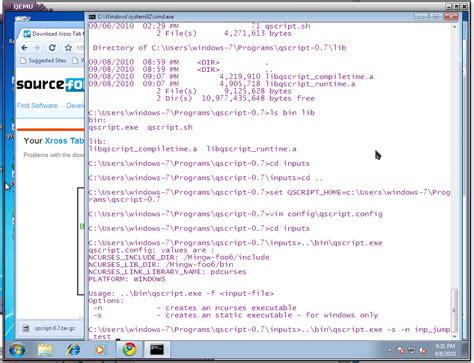 Compiling And Installing The Qscript Compiler On Windows