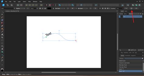 A Non Working Text Frame Button For Path Text On The Design And Photo