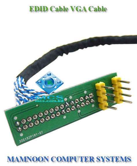 EDID Cable VGA Cable LCD LED Screen Chip Data Read Line MCS