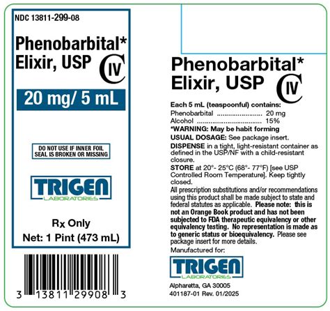 Dailymed Phenobarbital Elixir